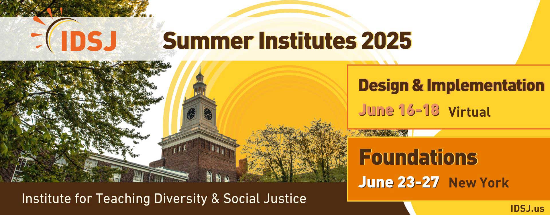 IDSJ – Institute for teaching diversity and social justice